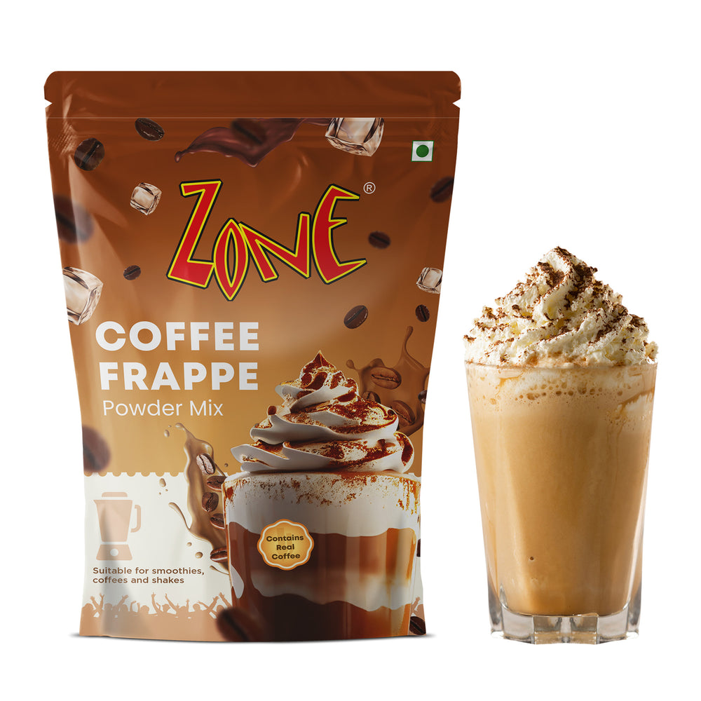 Zone Coffee Frappe Powder | Cold Coffees, Shakes, and more