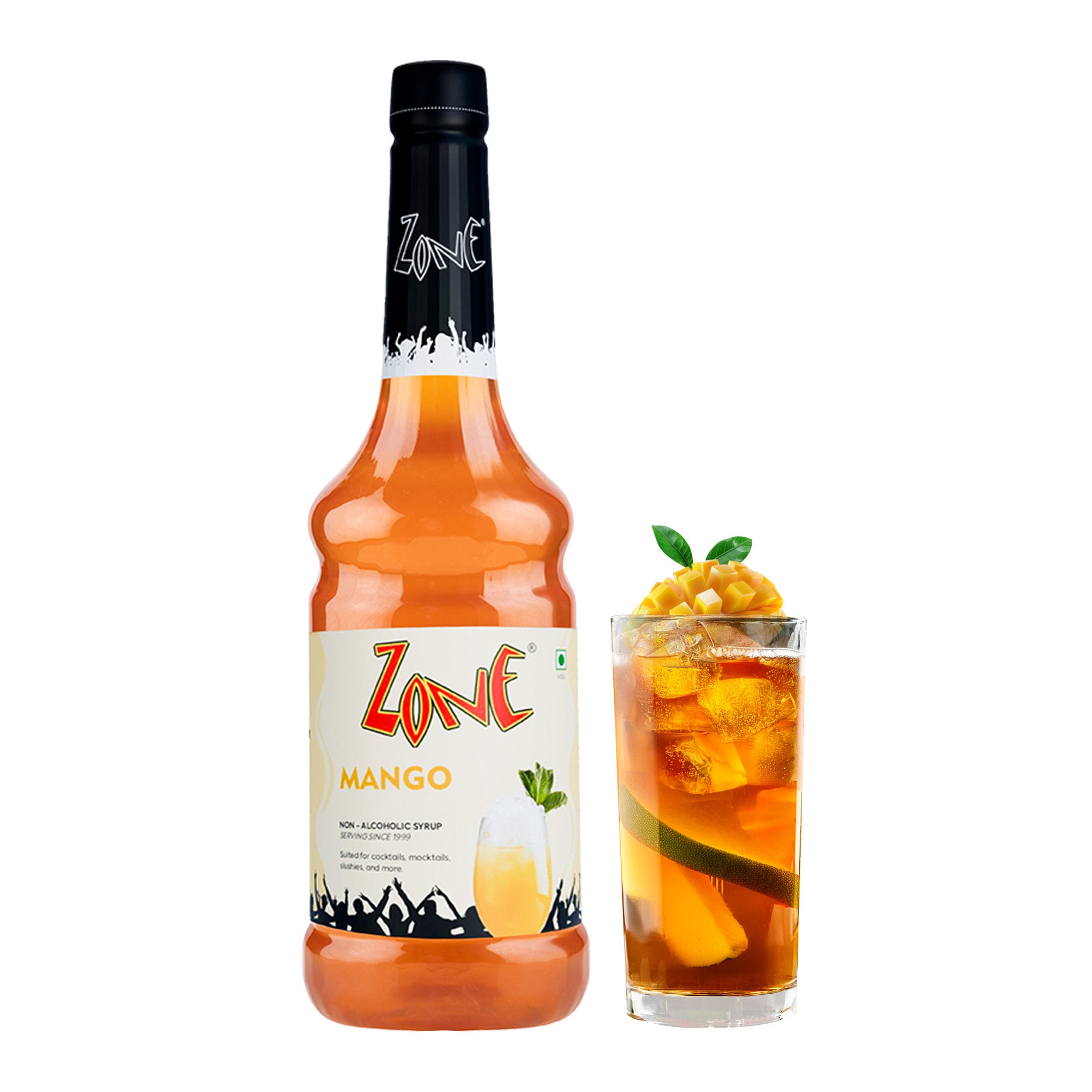 Zone Mango Flavoured Syrup 1L | Cocktails, Mocktails, & more